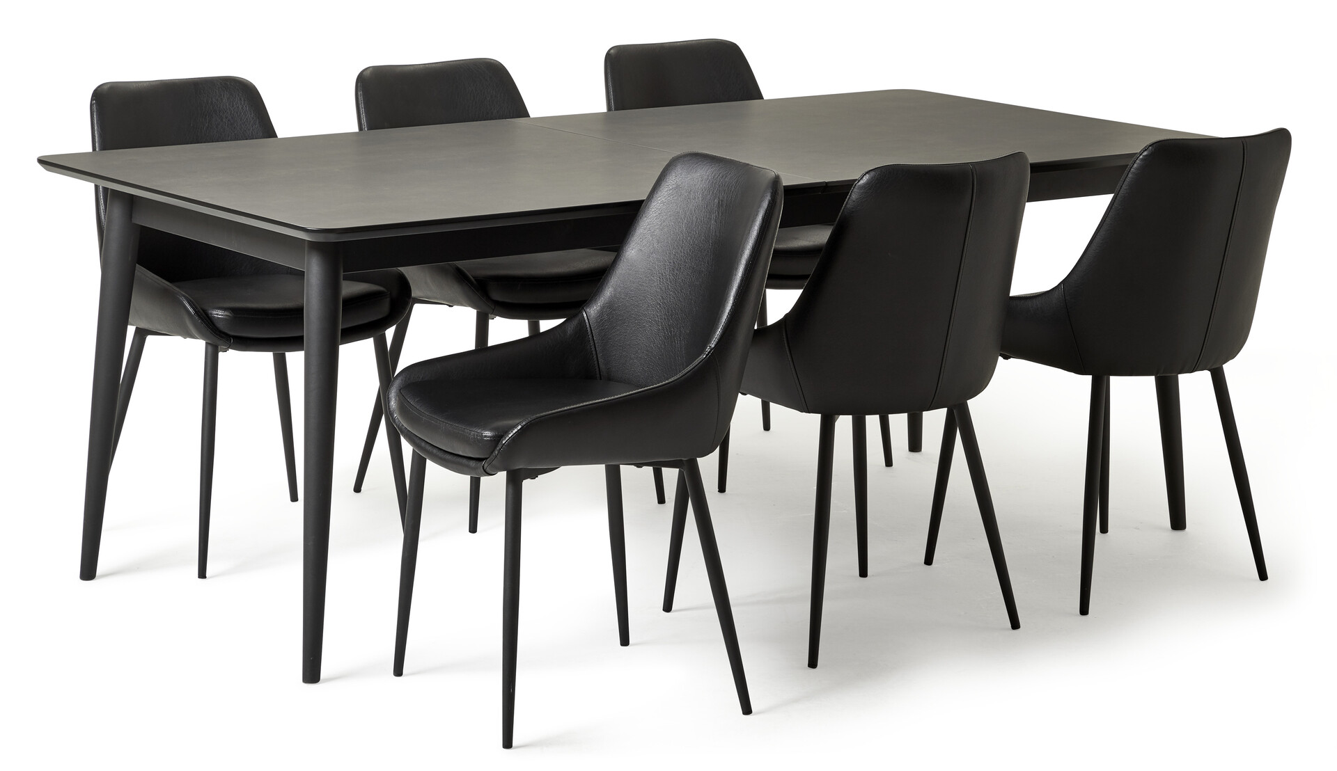 Edge Matgrupp med 6 stolar Leon | Mio